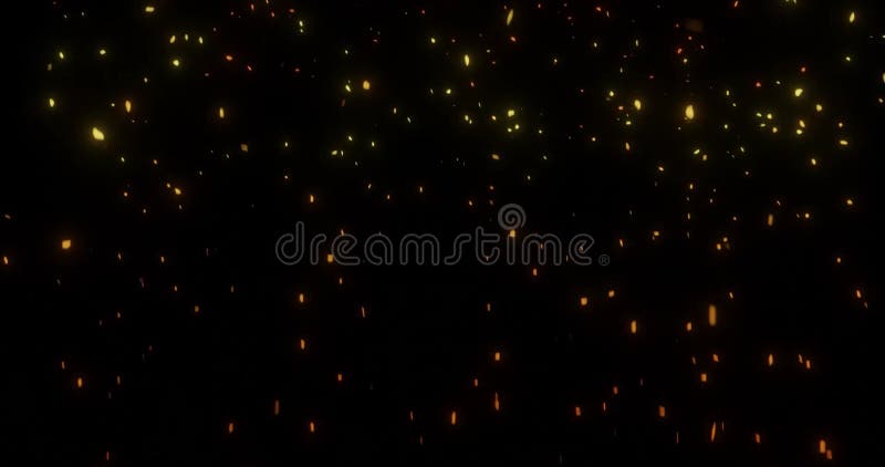 Flying Embers for Video Overlay Stock Footage - Video of charcoal ...