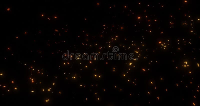 Flying Embers for Video Overlay Stock Footage - Video of flame, blast ...