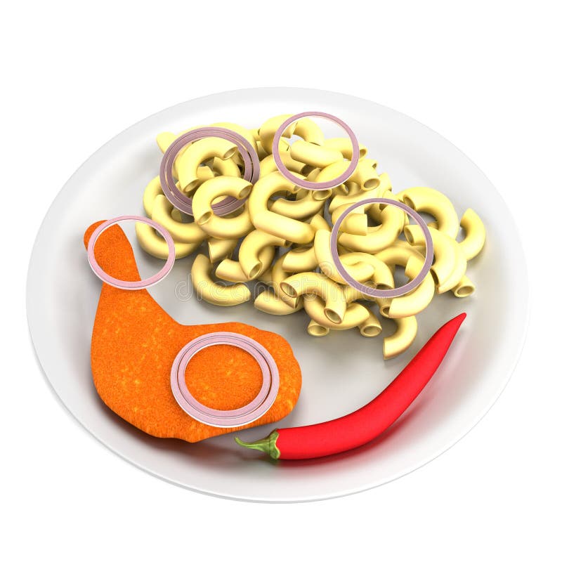 3d render of food stock illustration. Illustration of cheese - 40005330