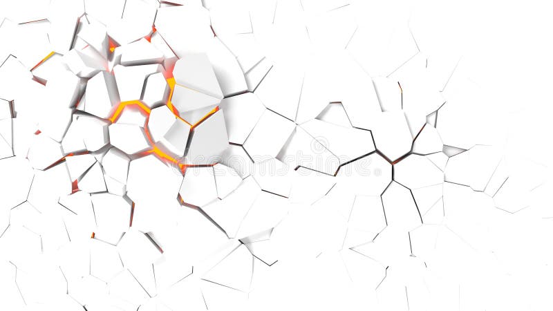 Fractured Ground Background Stock Illustration - Illustration of ...