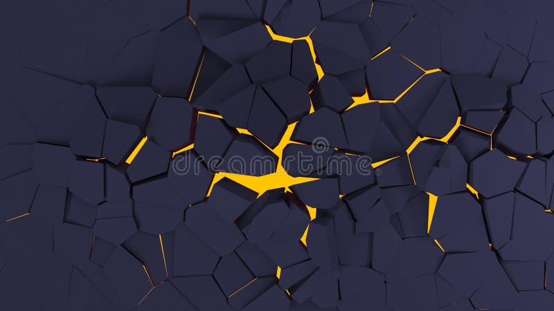 Fractured Ground Background Stock Illustration - Illustration of ...