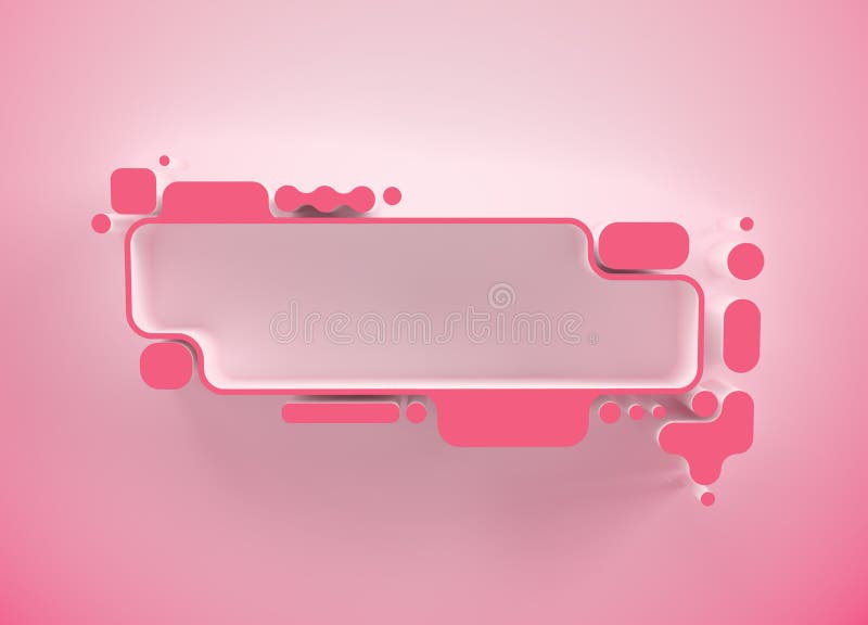 3D Render Frame Surface Abstract Background Stock Illustration ...