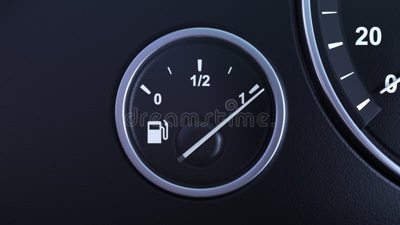 3d Render Fuel Tank Sensor at Zero Stock Illustration - Illustration of ...