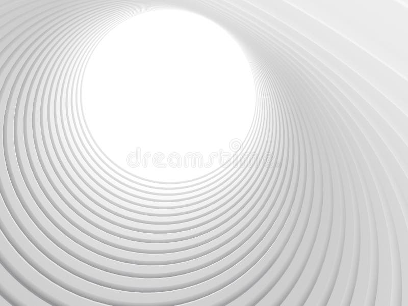 3D Render of Futuristic Architecture, Skyscraper Building with Curve ...