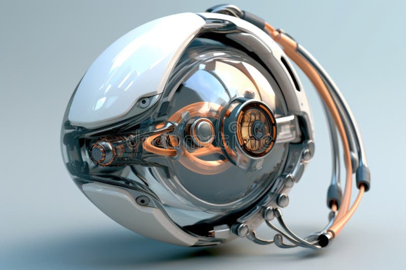 3d Render of a Futuristic Bionic Eye with Detailed Parts Stock ...