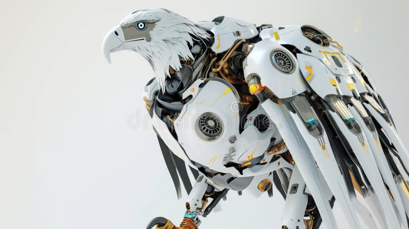Futuristic Eagle Robot Design Stock Illustration - Illustration of future, robotic: 308877148