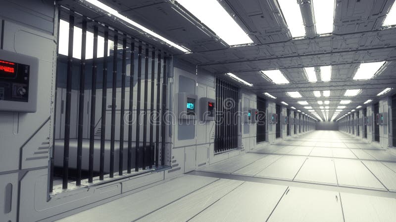 Futuristic Prison Cell Stock Illustrations – 153 Futuristic Prison Cell ...