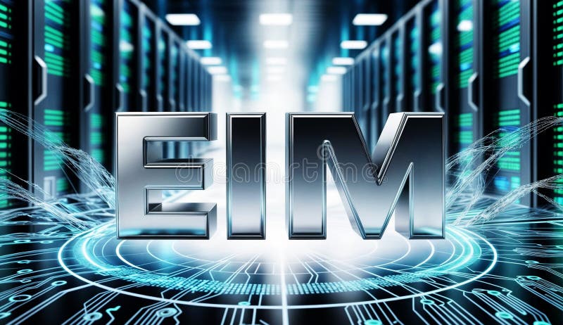 3d Render Word Text EIM Acronym Abbreviation of Enterprise Information Management Stock ...