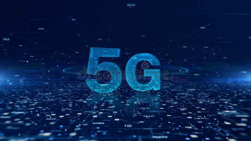 3D Render of 5G High-speed Connection, Technology Network Data ... 3D Render of 5G High-speed Connection, Technology Network Data ...