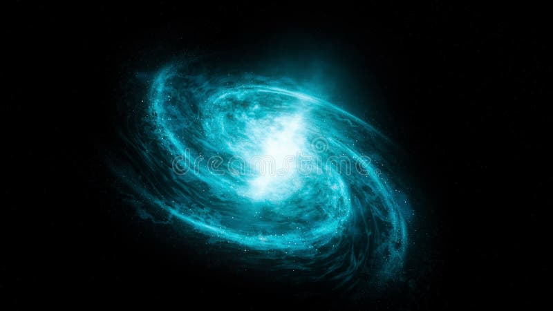 3D Render of the Galaxy. the Structure of the Spiral Galaxy Stock ...