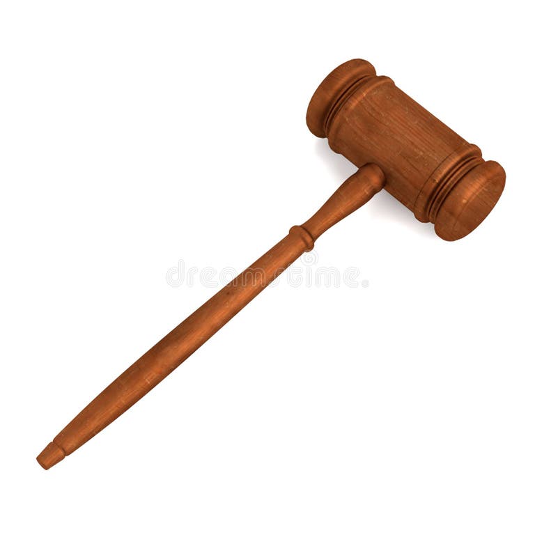 3d render of gavel stock illustration. Illustration of bids - 37146974