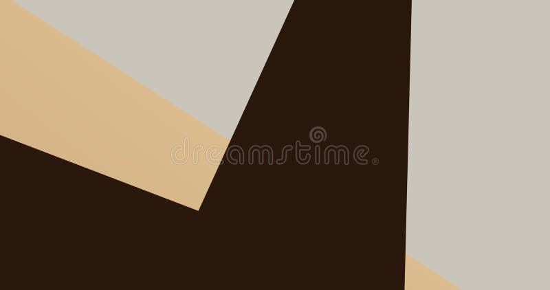 Render with Geometric Brown Triangles Background Stock Illustration ...