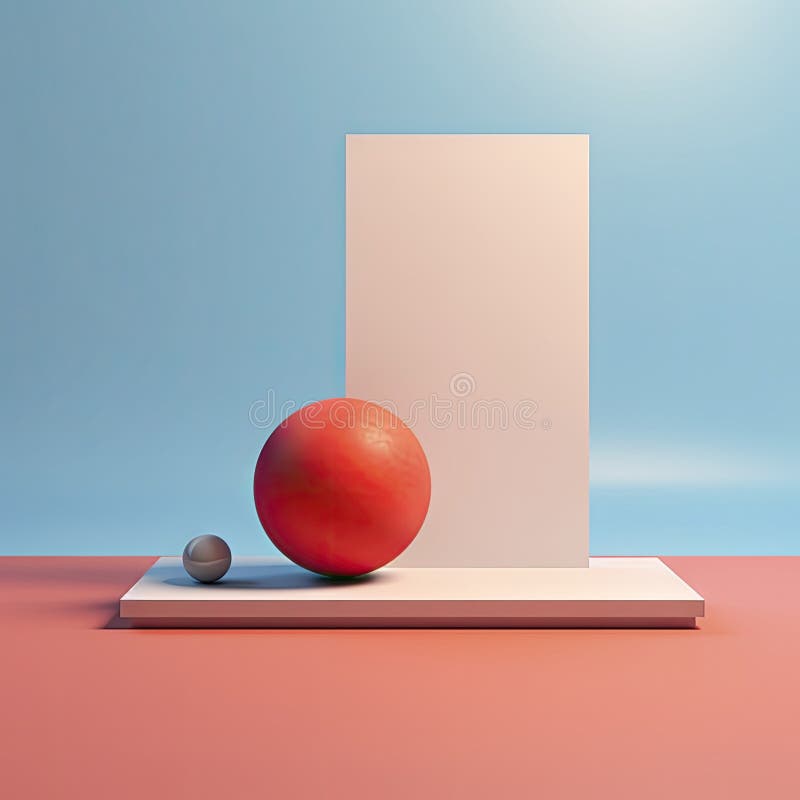 3d Render Geometric Shape , 3d Studio Art Stock Illustration ...