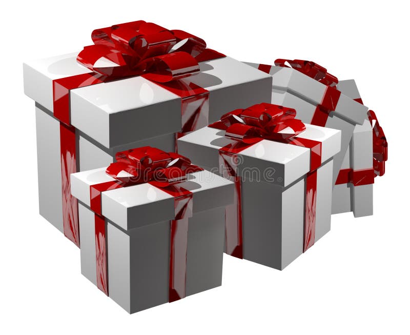 3d render gift box stock illustration. Illustration of gift - 78643889