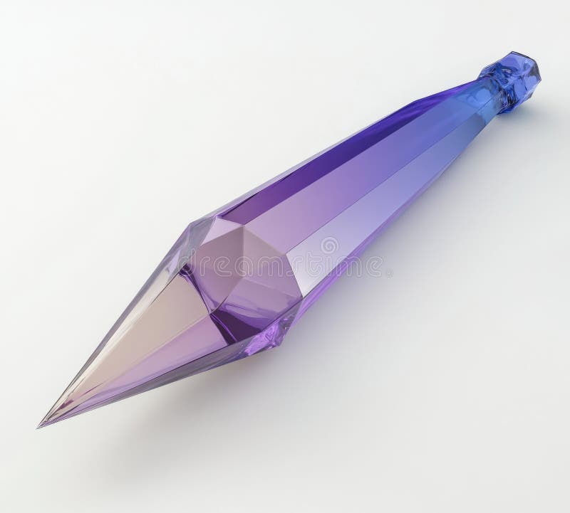 A 3D Render of a Glass Holographic Bar Chart with a Rainbow Crystal ...