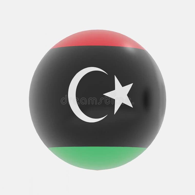 Libya flag icon or symbols stock illustration. Illustration of flag ...