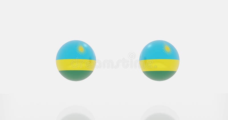 Rwanda Flag Icon or Symbols Stock Illustration - Illustration of emblem ...