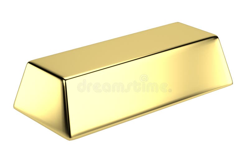 3d render of gold bar stock illustration. Illustration of bank - 37047959