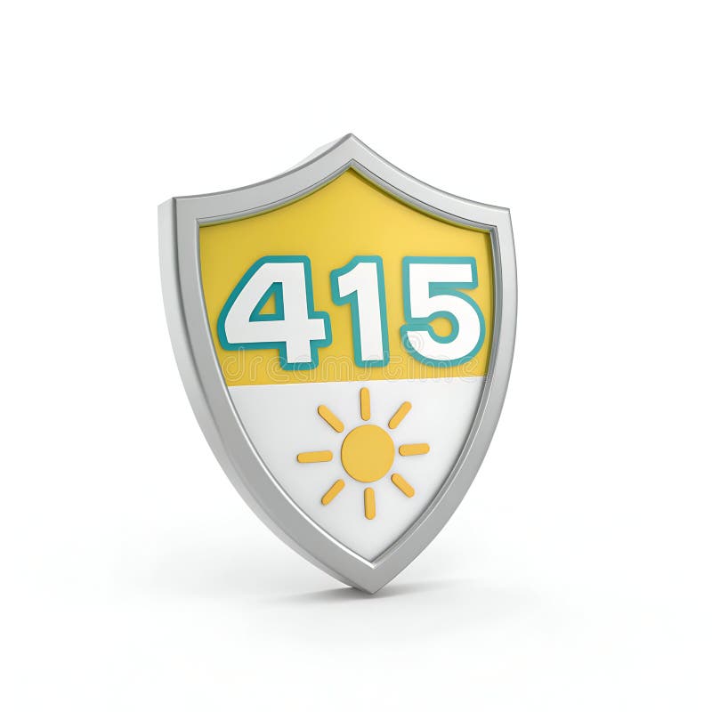 "Good Weather with Shield Background Icon 3D Render Isolated on White ...