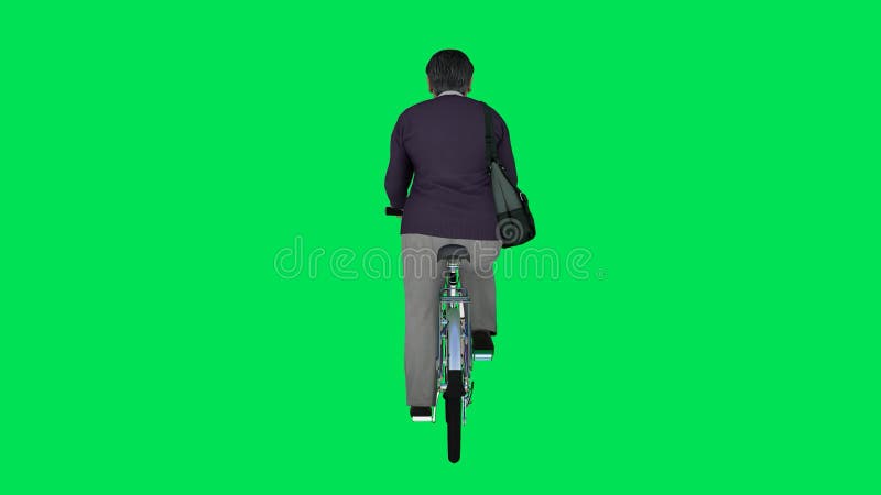 Sad Man Riding Bicycle from Front Angle Stock Footage - Video of night ...