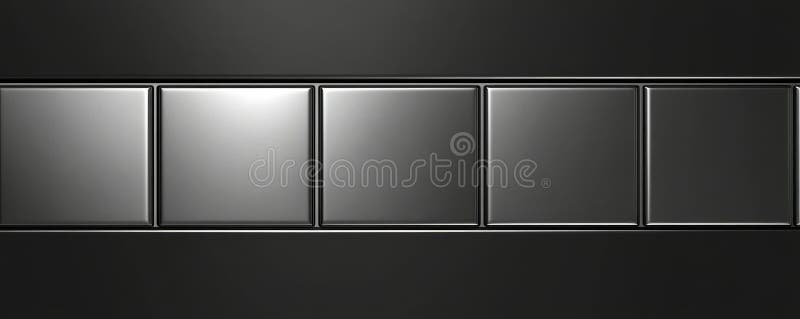 A 3D Render of Grey Metal Cubes Set Against a Modern, Futuristic ...