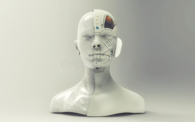 Head Human Shattered Portrait Stock Illustration - Illustration of ...