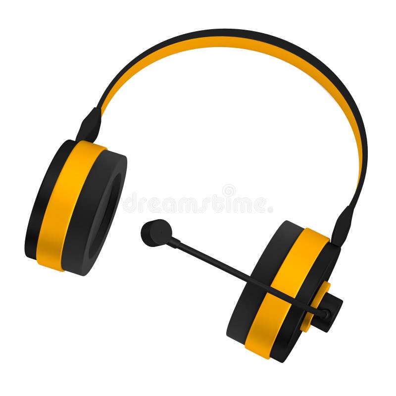 Image of 2d headphones stock illustration. Illustration of listen ...
