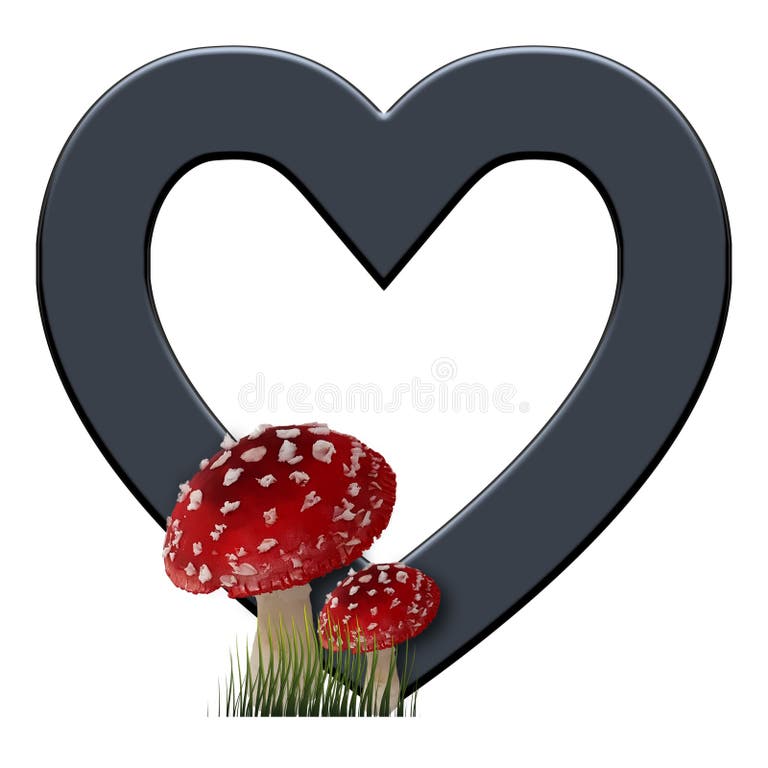 3D Render of Red Toad Heart Stock Illustration - Illustration of heart ...