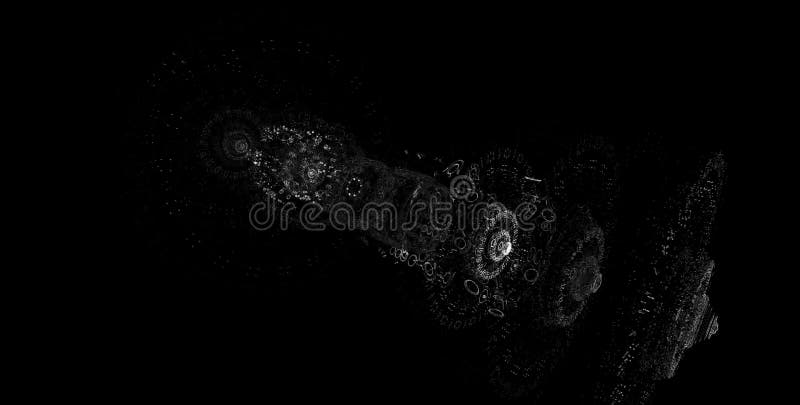 3d Render Holographic Animation of Wireframe Technological Manufacture ...