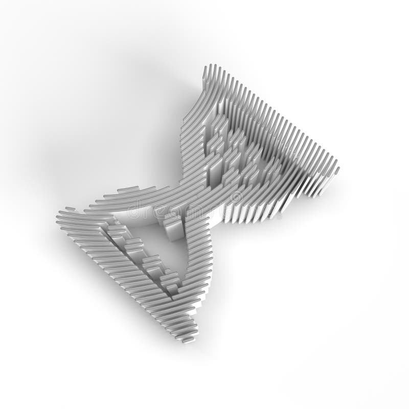 3D Render Hourglass Mouse Symbol Stock Illustration - Illustration of ...