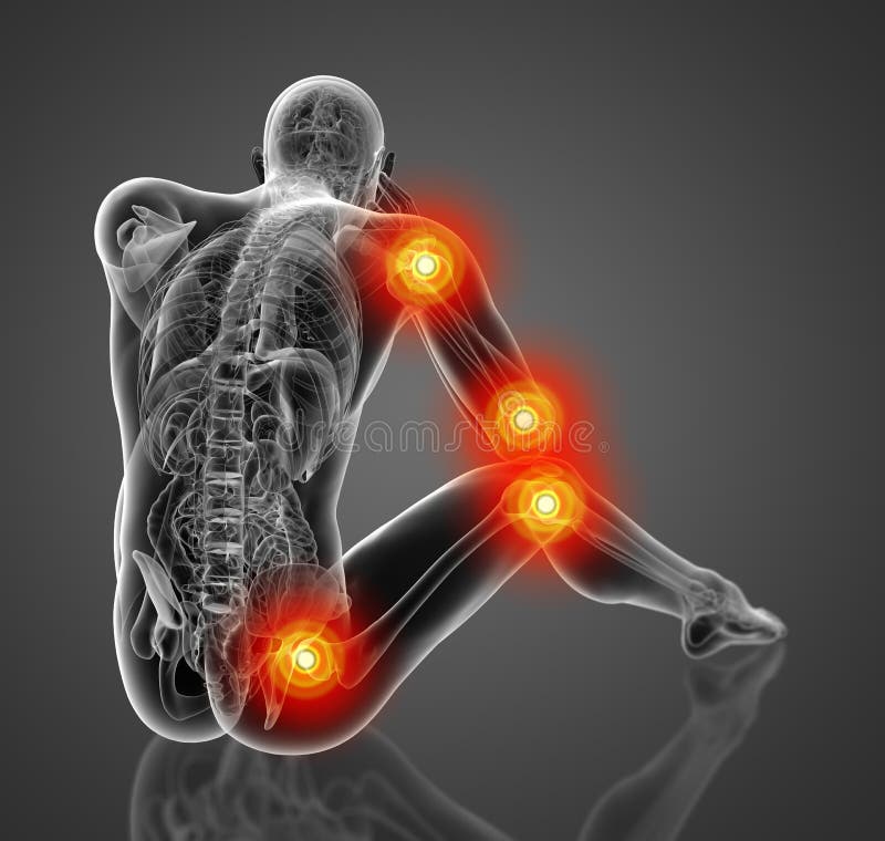 3d Rendering Illustration of Human Stock Illustration - Illustration of ...