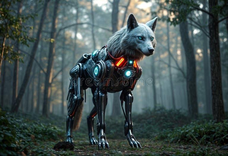 A 3D Render of a Hyper-realistic Hybrid Entity that Seamlessly Blends a ...