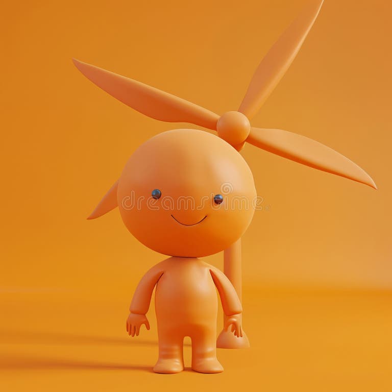 3D Render Icon Clay Style of a Bar Chart with a Stack of Clay Blocks ...