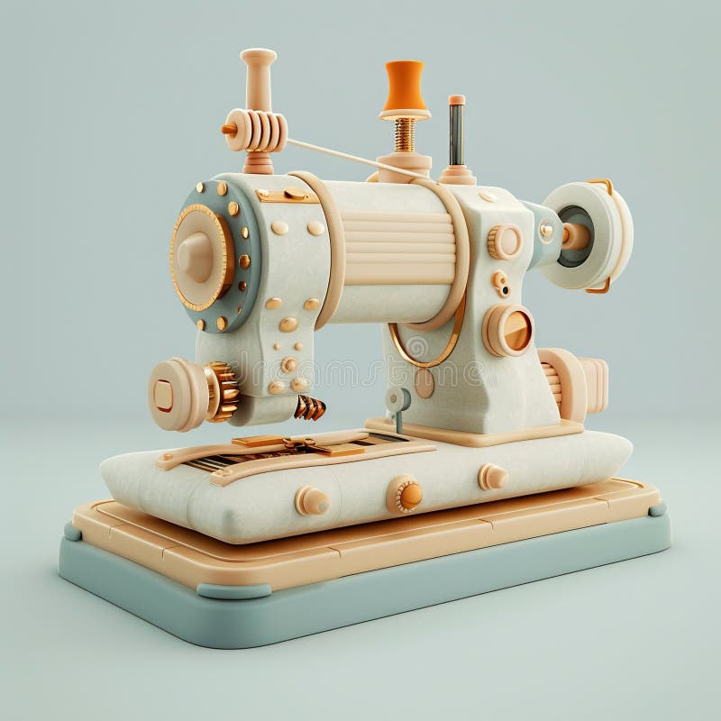 3D Render Icon Clay Style of a Bar Chart with a Stack of Clay Blocks ...