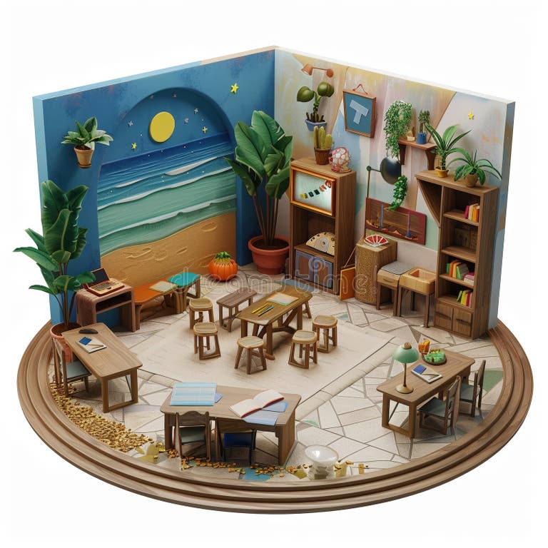 3D Render Icon Clay Style of a Bar Chart with a Stack of Clay Blocks ...