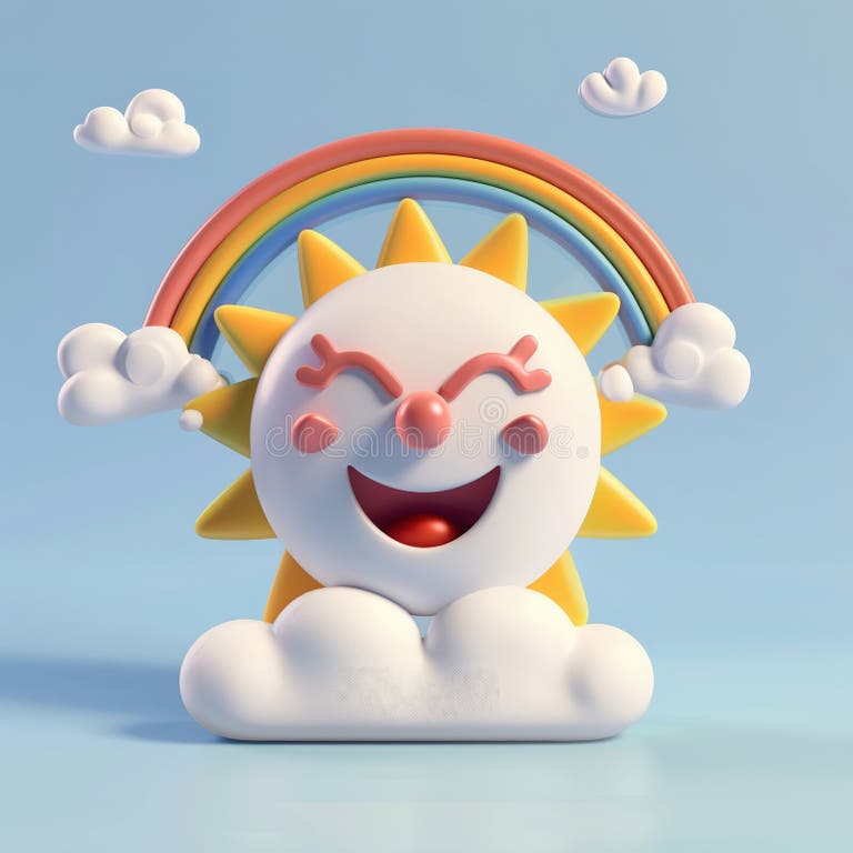 3D Render Icon Clay Style of a Bar Chart with a Stack of Clay Blocks ...