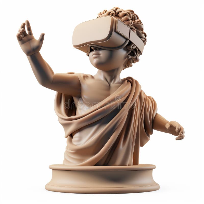 3D Render Icon Clay Style of a Bar Chart with a Stack of Clay Blocks ...