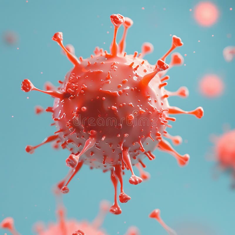 3D Render Icon a Cure for All Diseases Icon 3d Virus Stock Illustration ...