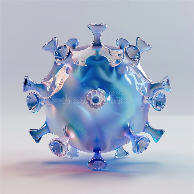 3D Render Icon a Cure for All Diseases Icon 3d Virus Stock Illustration ...