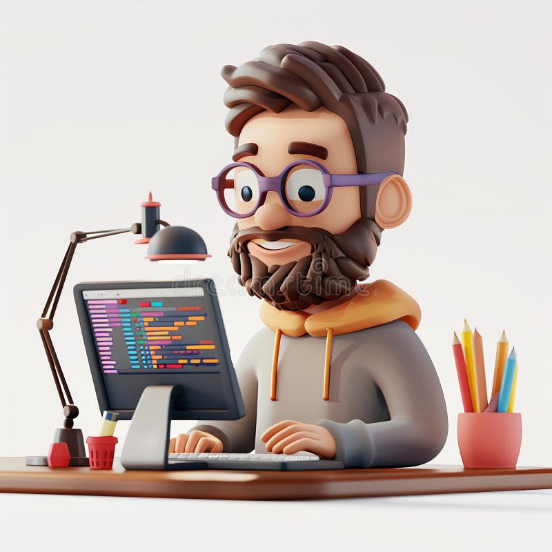 3D Render Icon 8K 3D Model Illustrator 3D Render Clay Style of a ...