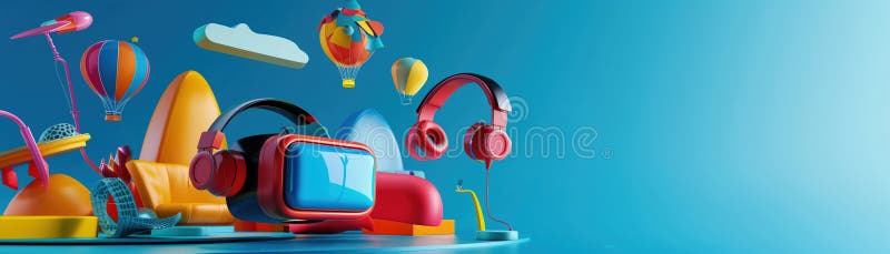 3D Render Icon 8K Immersive Learning 3D Render Clay Style Isolated on ...