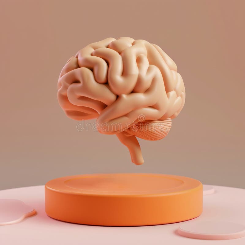 3D Render Icon 8K Memory Erasure Therapy 3D Render Clay Style Isolated ...