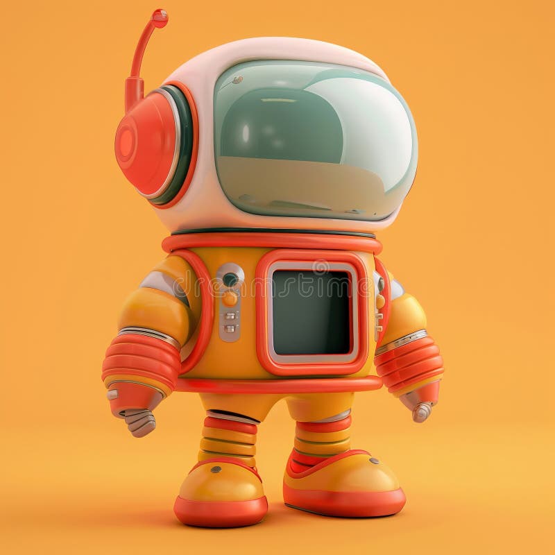 3D Render Icon 8K Retrofuturistic 3D Render Clay Style Isolated on Pure ...