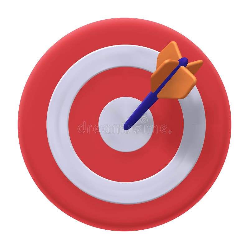 Bullseye Target Orange Stock Illustrations – 365 Bullseye Target Orange ...