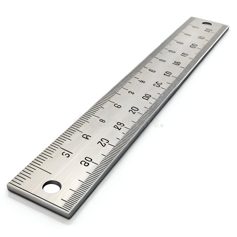 3D Render Icon Ruler stock illustration. Illustration of academic ...