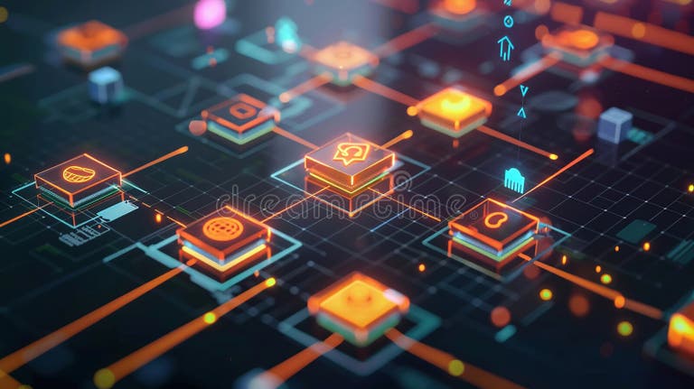 visualizing-interconnected-departments-stock-illustrations-14