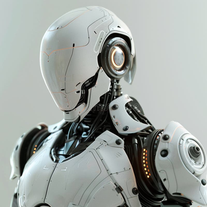 3D Render Icon a Sentient Robot Icon 3d Business Stock Illustration ...