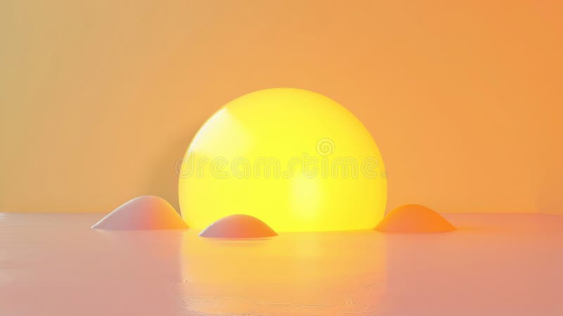 3D Render Icon the Sun Rises in the West Icon 3d Business Stock ...