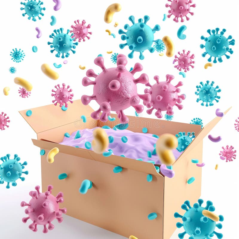 3D Render Icon Think Outside the Box and Dont Be Afraid To Be Creative ...