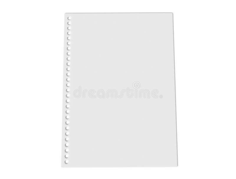 Blank notebook stock illustration. Illustration of magazine - 164043806